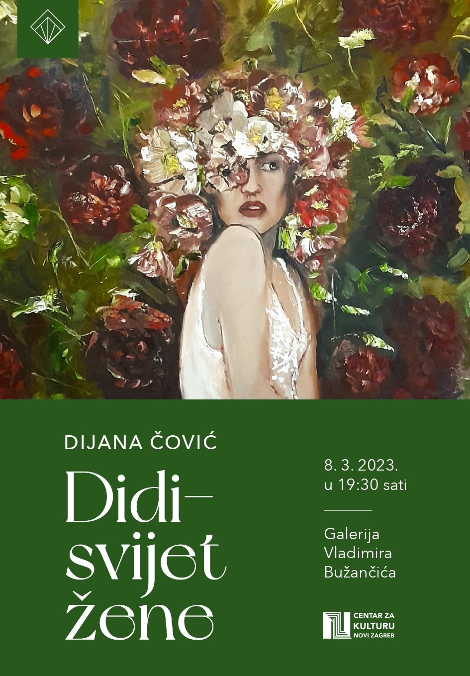 Izložba Dijane Čović „Didi – svijet žene“ u Centru za kulturu Novi ...