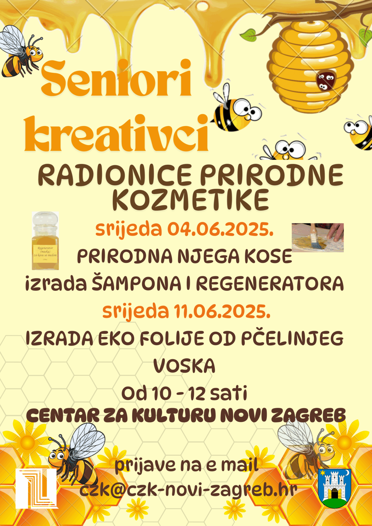Seniori kreativci - radionice prirodne kozmetike - Centar za kulturu